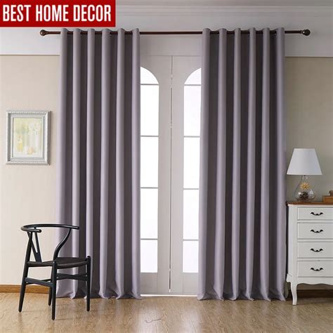 Moderna Cortinas Blackout Para Sala De Estar Quarto Cortinas De Janela