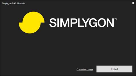 Basic Installation Simplygon 9 Documentation