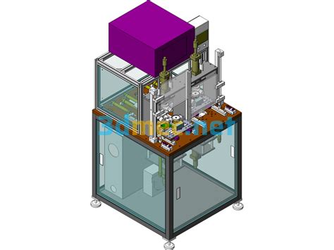 welling 70 series motor testing machine sw design 3d model solidworks