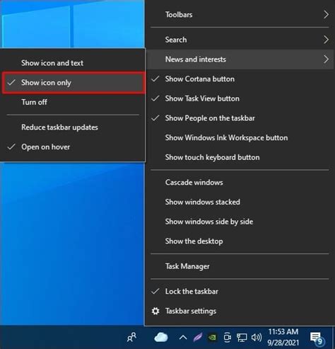 How To Remove Weather From Taskbar In Windows TechLatest