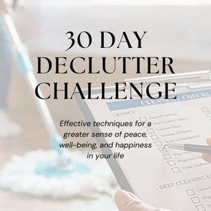 Day Declutter Challenge Etsy Canada
