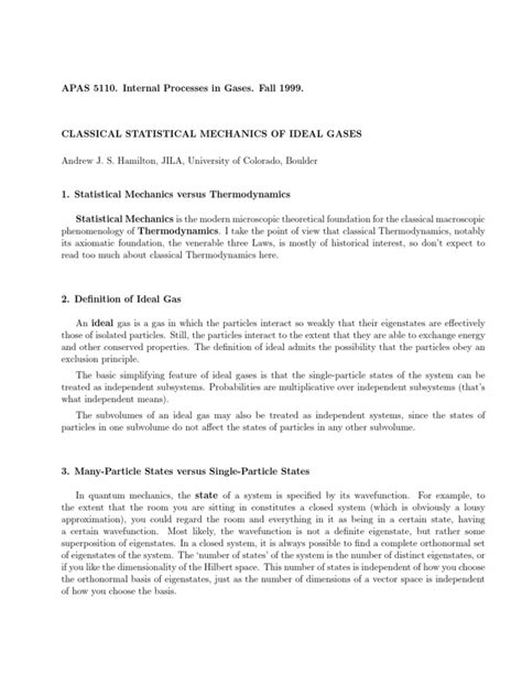 Statmech Pdf Entropy Temperature