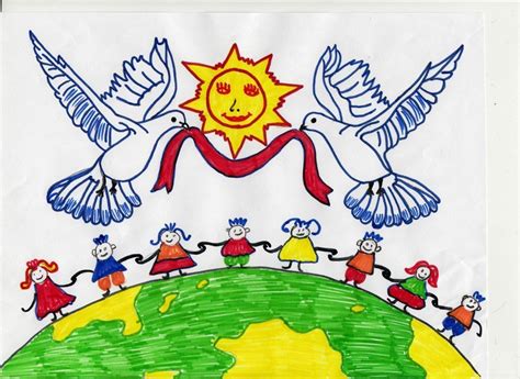 Рисунок дружба 2 класс - 90 фото
