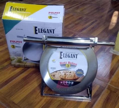 Elegant Roti Belan Stainless Steel Rolling Pin Roti Maker Chakla Belan