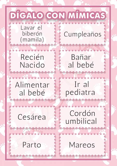 Imitar Tarjetas Digalo Con Mimica Para Imprimir Preescolar