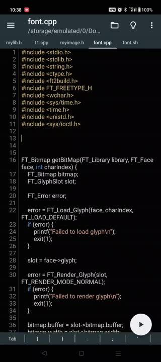 brian woo on linkedin testing glyph data extraction using freetype