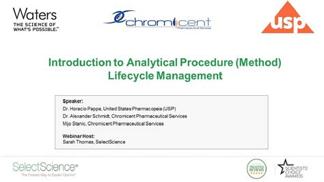 Webinar Introduction To Analytical Procedure Method Lifecycle