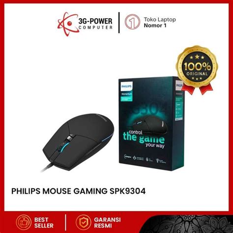 Promo Philips Mouse Gaming With Ambiglow G304 [spk9304] Diskon 50 Di