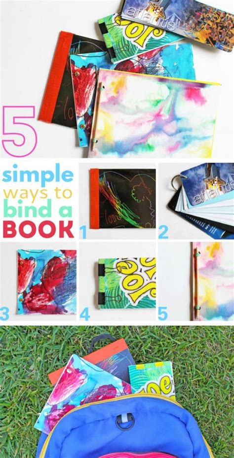 How To Make Books With 5 Simple Book Binding Methods Babble Dabble Do