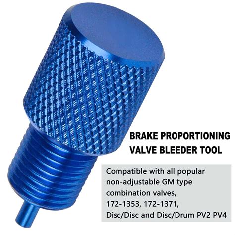 Brake Proportioning Valve Bleeder Tool Valve Bleeding Tool Compatible With Gm Combination Valves