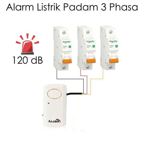 Jual Alarm Listrik Padam 3 Phase 380v Sensor Mati Lampu Pln Industri