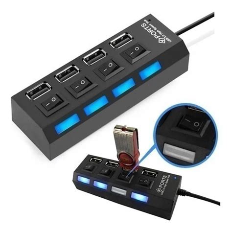 HUB 4 PUERTOS SEISA CQT H010 MULTIPLICADOR CON TECLAS