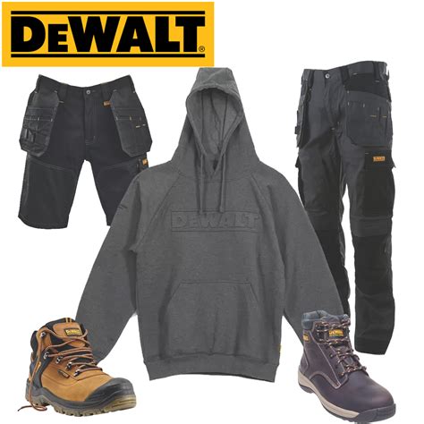 DeWalt Work Wear - Hoodie, Trousers, Shorts, Boots - Apex 66