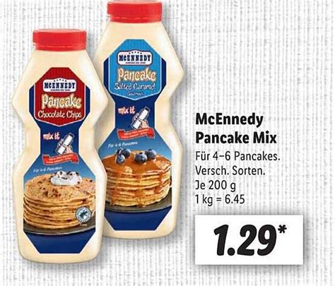 Mcennedy Pancake Mix Angebot Bei Lidl 1Prospekte De