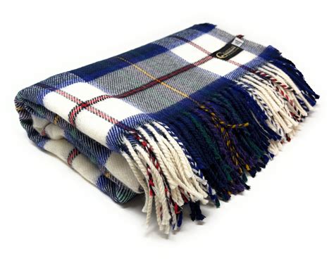 Lambswool Blanket Guardian Of Scotland Dress Tartan Scotch Tweed