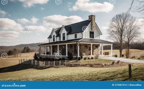 Home Architecture Design In Contemporary Style With Cantilevered Roof