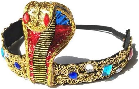 Jp エジプト クレオパトラ ヘビ ストレッチ ヘッドバンド かぶり物 メタル コブラ コスチューム アクセサリー 女性