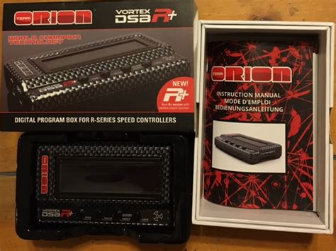 team orion vortex r10 1 pro and team orion vortex dsbr program box r