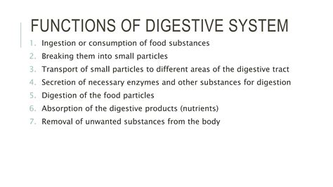 Digestive Systen Introductionpptx Git Physiology Ppt
