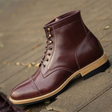 Burgundy Pull Up Field Boots Jakkrabbits Bootmaker