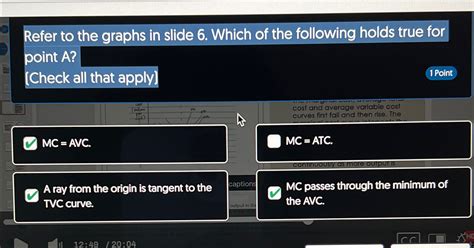 Solved Refer To The Graphs In Slide 6 ﻿which Of The