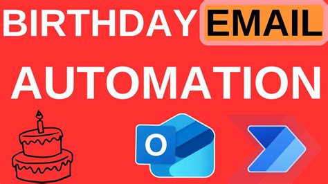 Automatically Send Birthday Emails In Outlook Using Power Automate 📩 Youtube