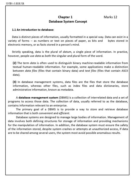 ch1 database system concepts pdf databases data model