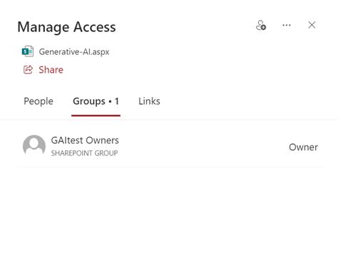 retrieving sharepoint page permission details via microsoft graph api