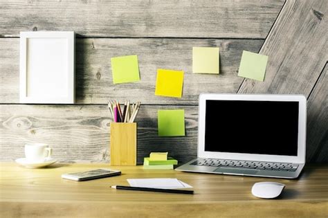 Premium Photo Designer Desktop With Laptop Premium Photo Designer Desktop With Laptop