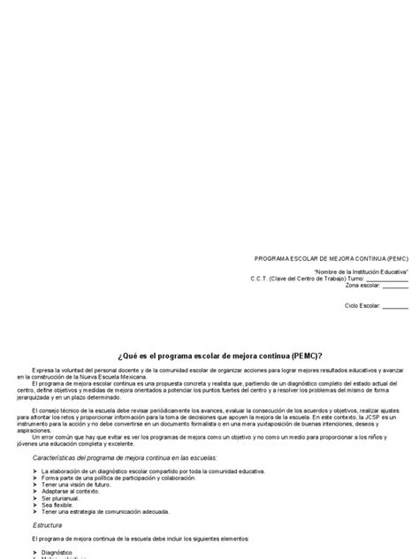 Pemc Contestado Pdf Método De Enseñanza Aprendizaje