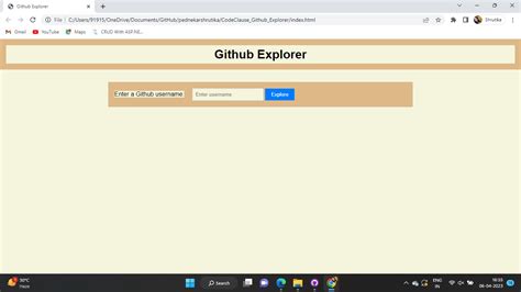 github pshrutika codeclause github explorer