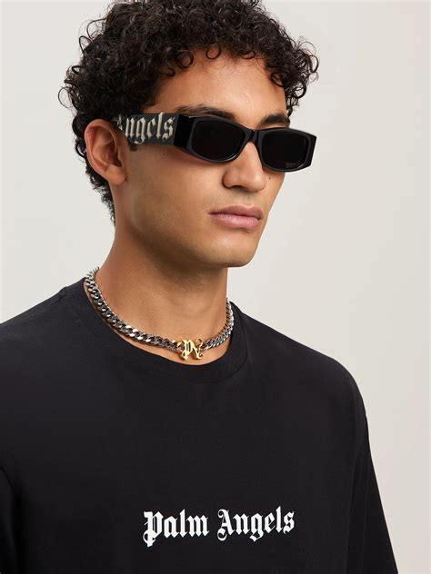 Gold Monogram Necklace In Silver Palm Angels® Official