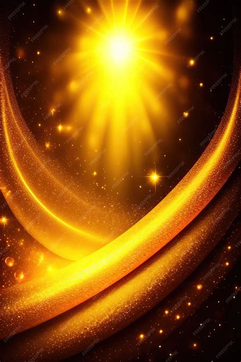 추상적인 럭셔리 황금 배경과 금 입자 반이는 빈티지 조명 배경 크리스마스 황금 빛 반이는 입자 어두운 배경에 보케 황금 포일 질감 휴가 개념 프리미엄 Ai 생성 이미지