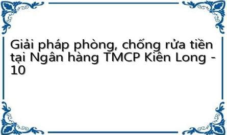 Giải Pháp Nâng Cao Hiệu Quả Công Tác Phòng Chống Rửa Tiền Tại Ngân Hàng