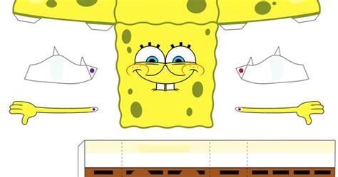 Spongebob Papercraft Instructions By Kamibox On DeviantART Paper