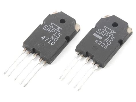 Paire De Transistors Npn Pnp Sap15p Sap15n Avtronic