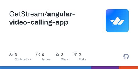 Github Getstreamangular Video Calling App