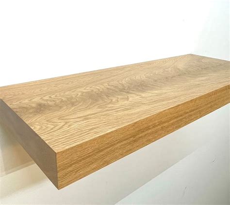 White Oak Floating Shelf White Oak Floating Shelving White Etsy