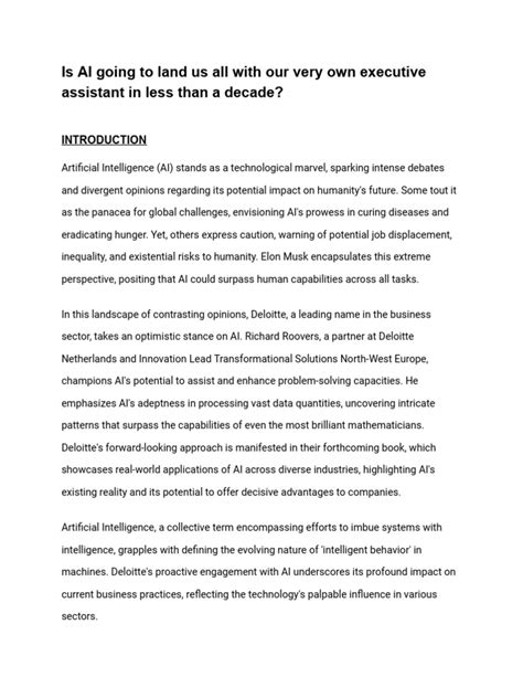 Ai Report Pdf Artificial Intelligence Intelligence Ai And Semantics