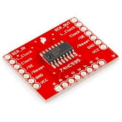 74hc595 Shift Register Breakout Board Module Buy Online At Low Price In