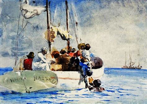 Its About Time Gone Fishing In The Caribbean Winslow Homer 18361910