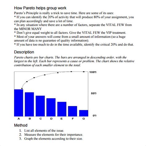 Unlock Effectivity With Free Pareto Chart Templates A Complete Information Chart Patterns