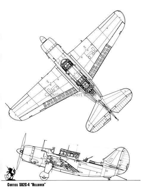 Curtiss Sb2c 4 Helldiver Original Art By Hubert Cance In 2025