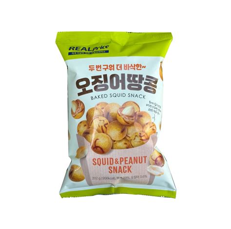 리얼 오징어땅콩202g 배민 장보기∙쇼핑