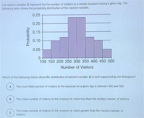 Solved Let Random Variable R Represent The The Number Of