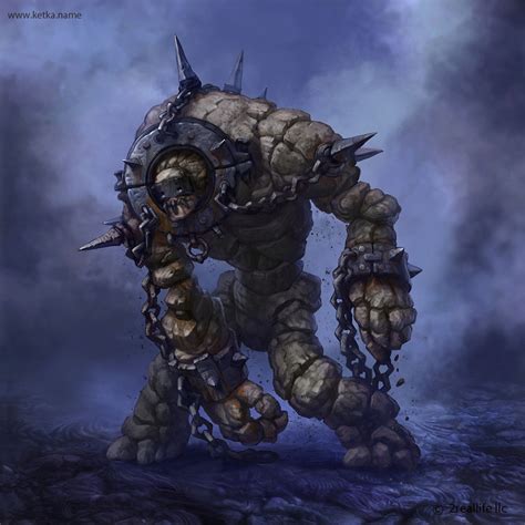 Golems Concept Art By Ketka Behance