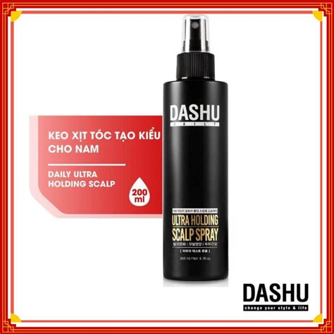 Keo Xịt Tạo Kiểu Cho Nam Dashu Daily Ultra Holding Scalp Spray