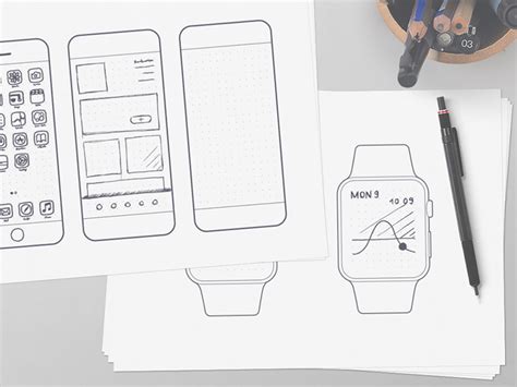 75 Printable Wireframe Templates Behance
