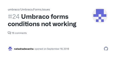 Umbraco Forms Conditions Not Working · Issue 24 · Umbracoumbraco