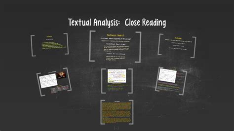 Textual Analysis Close Reading By Ronda N On Prezi